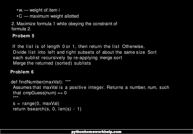 Perfect Python Homework Help | PPT