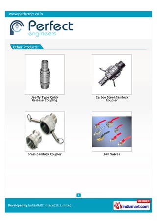Perfect Engineers, Mumbai, Camlock Coupler | PDF