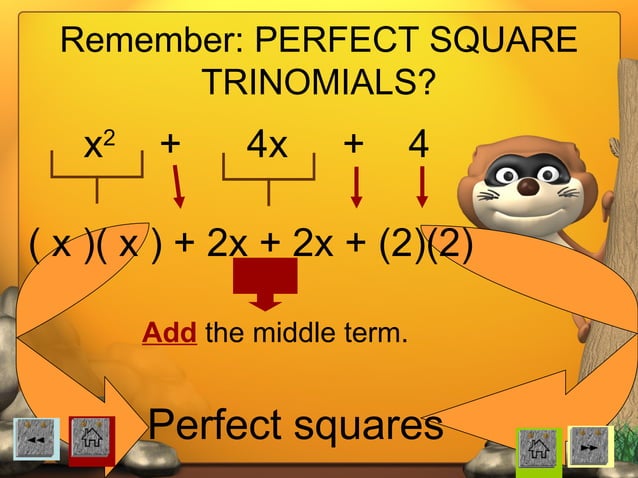 Perfect square | PPT | Educational Assessment | Education