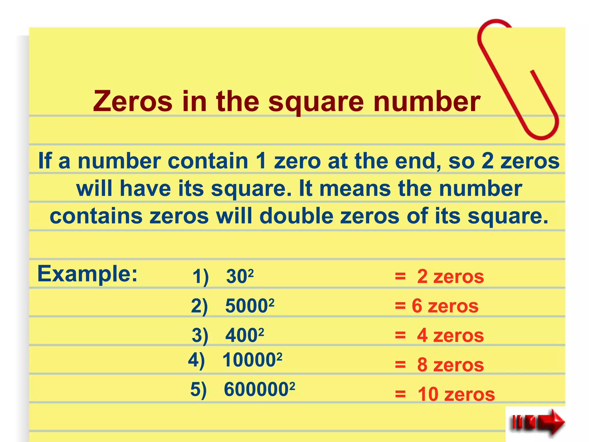 Squares & square roots - class 8th | PPT