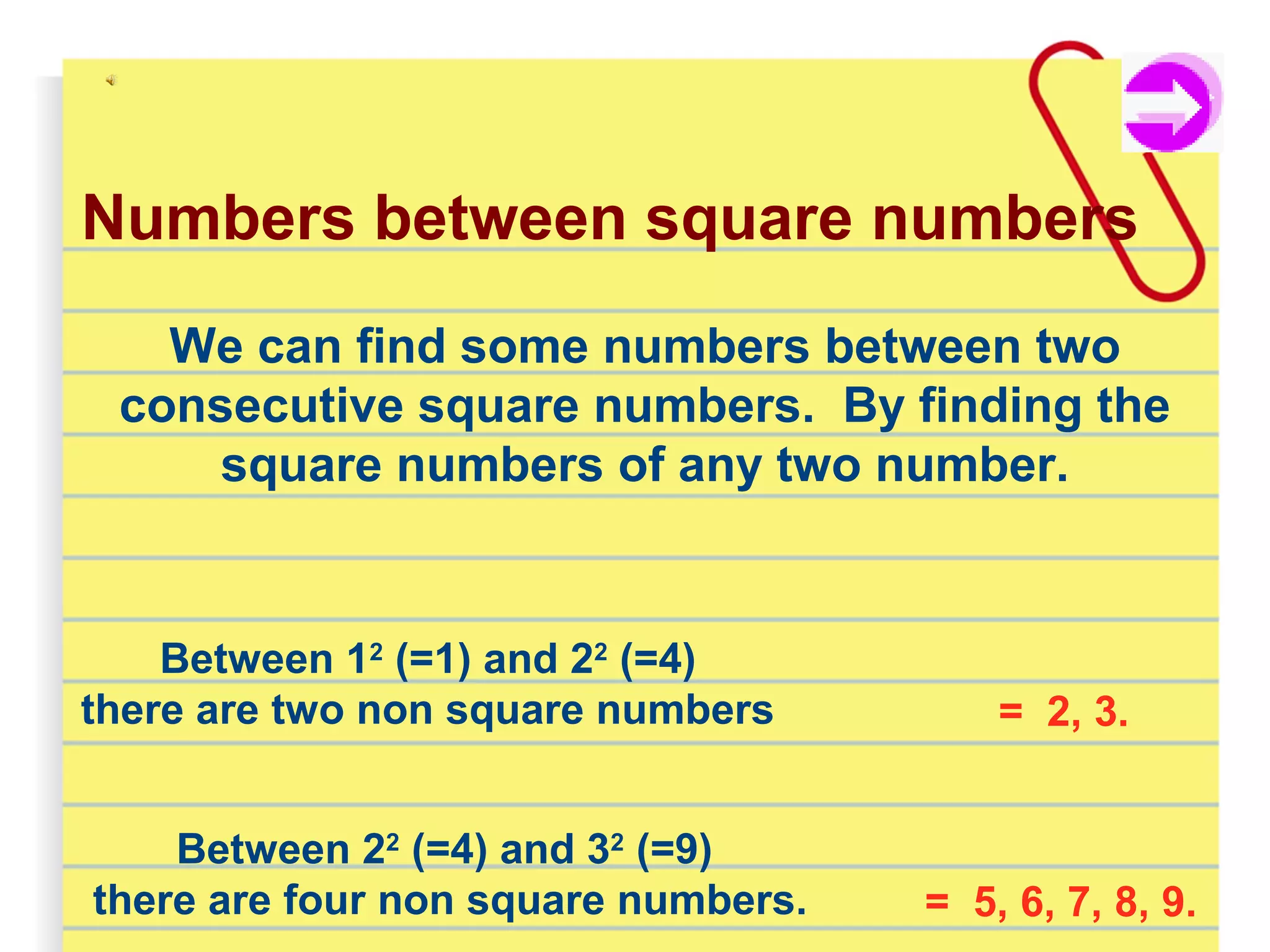 Squares & square roots - class 8th | PPT