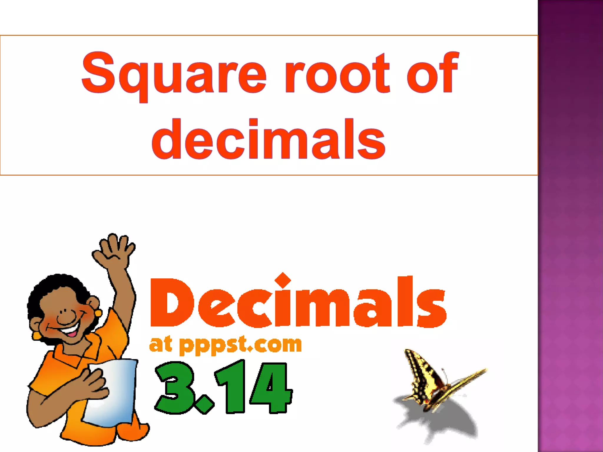 Squares & square roots - class 8th | PPT