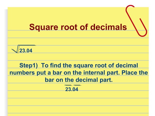 Squares & square roots - class 8th | PPT | Science