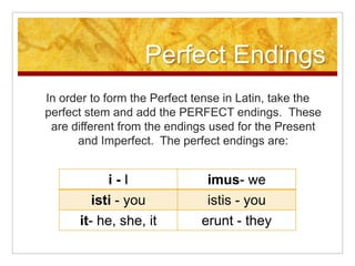 Perfect tense6 | PPTX