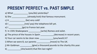 PERFECT TENSES-ESL | PPT