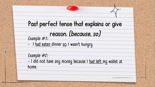 PERFECT TENSES PPT..pptx................ | PPTX