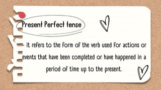 PERFECT TENSES PPT..pptx................ | PPT