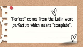 PERFECT TENSES PPT..pptx................ | PPTX