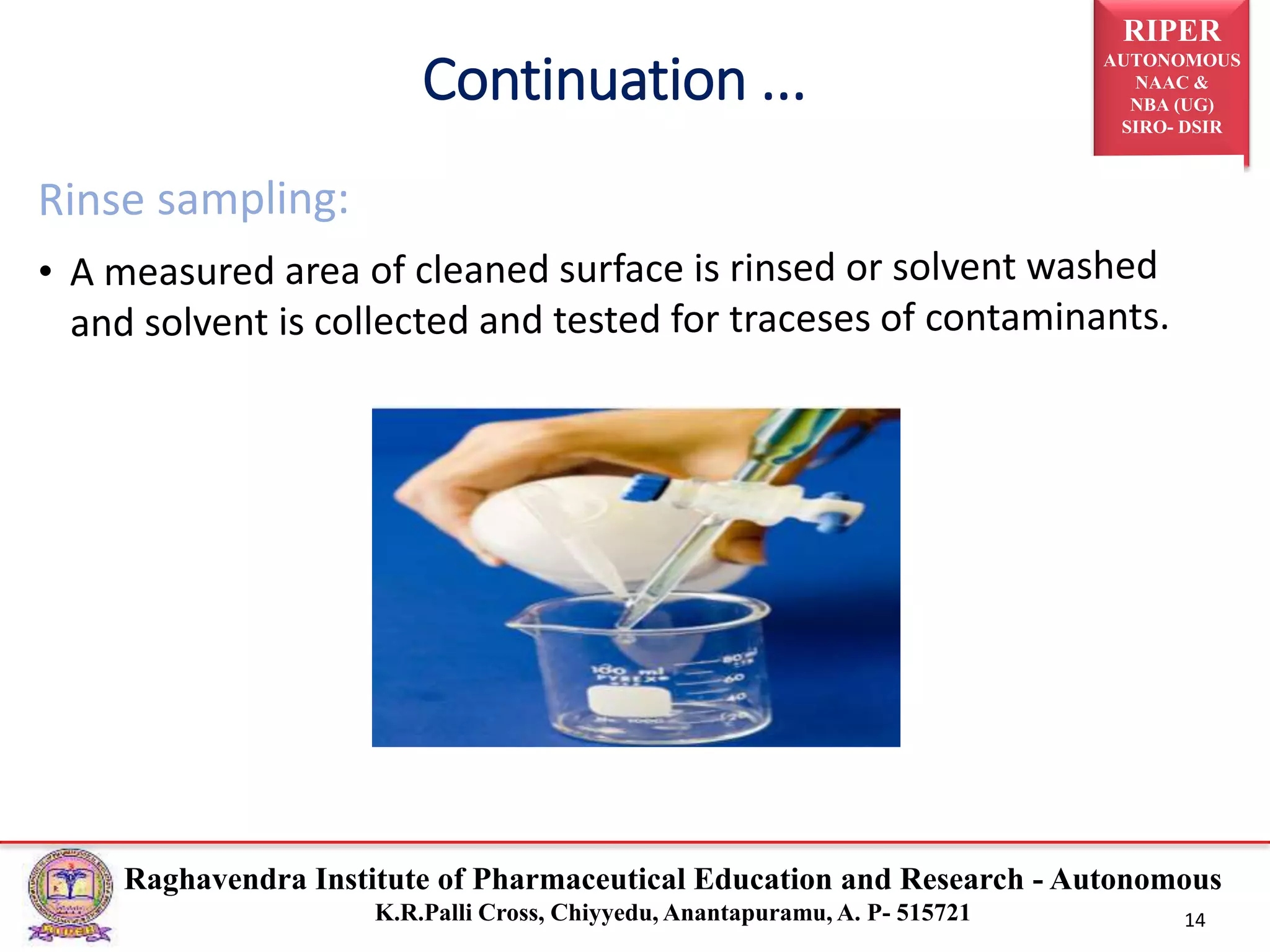 CLEANING METHOD DEVELOPMENT | PPTX