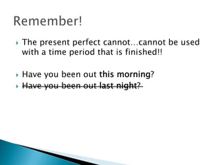 Perfect verb forms | PPT