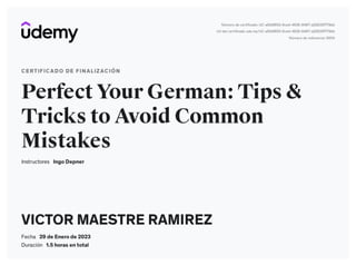 Perfect Your German | PPT