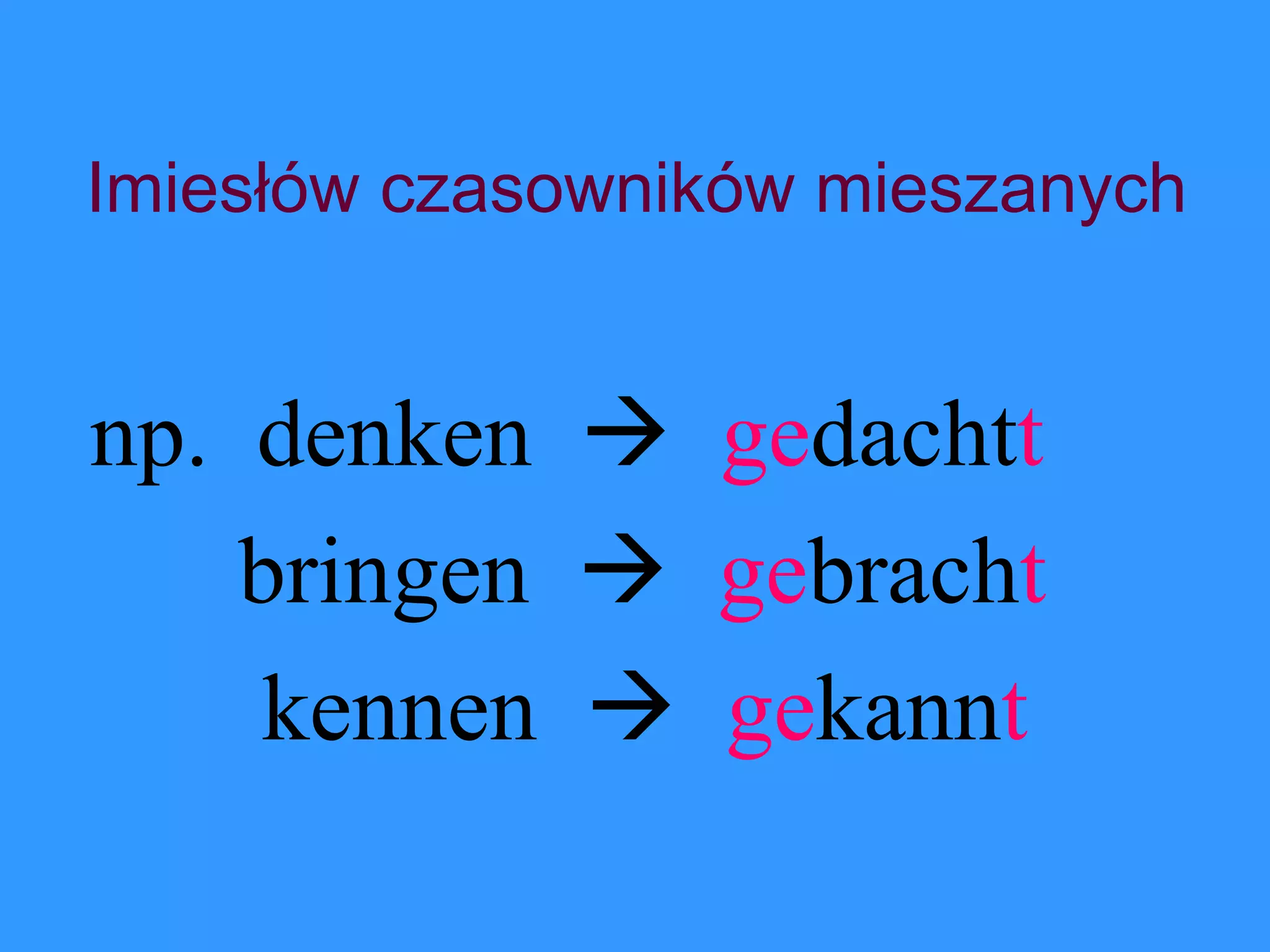 Perfekt | PPT