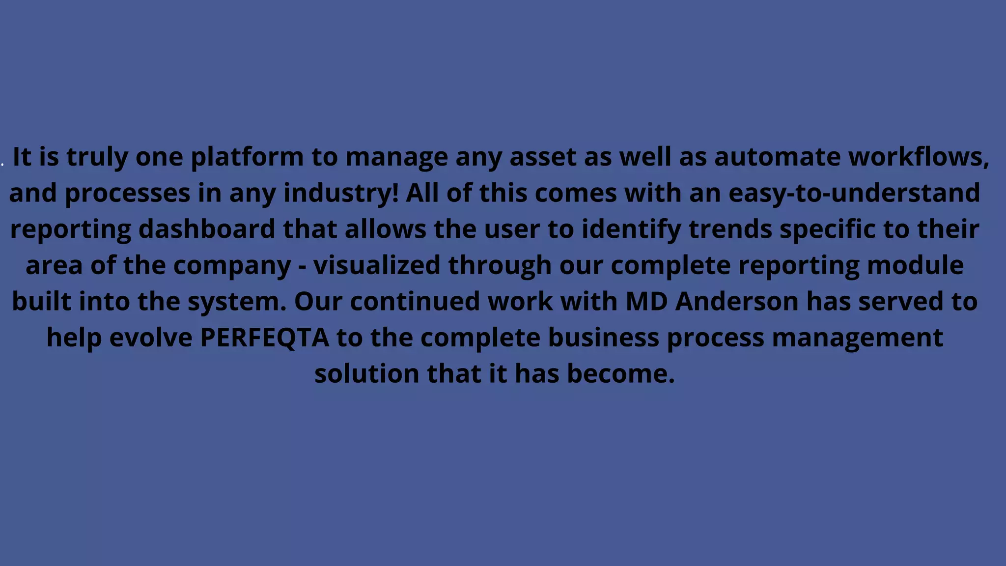 Quality is in PERFEQTA’s DNA | PPT