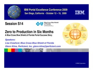 Perficient Bcbsf 2009 Portal Conference Presentaitonppt | PDF ...