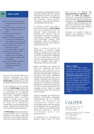 Perfil Caliper | PDF