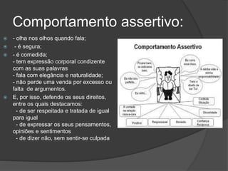 Perfil comunicacional assertivo | PPTX