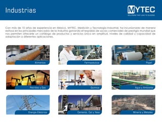 Perfil de empresa mytec medición y tecnología industrial | PDF
