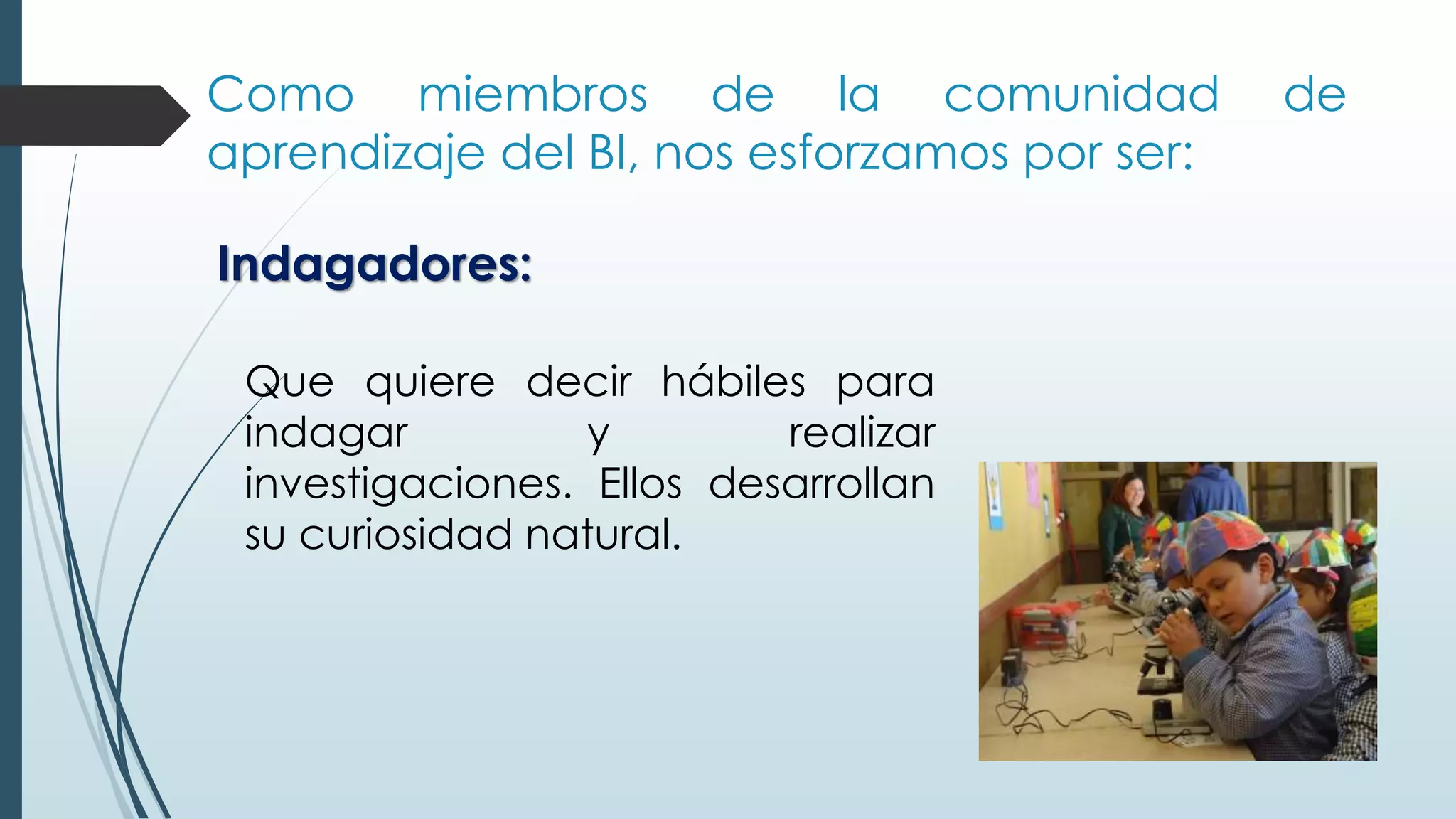 Perfil de la Comunidad de Aprendizaje del IB | PPT