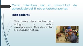 Perfil de la Comunidad de Aprendizaje del IB | PPTX