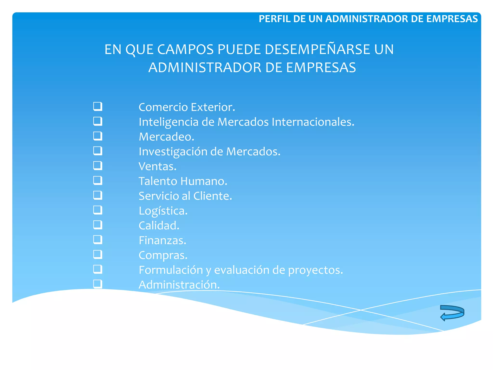 Perfil de un administrador | PPTX