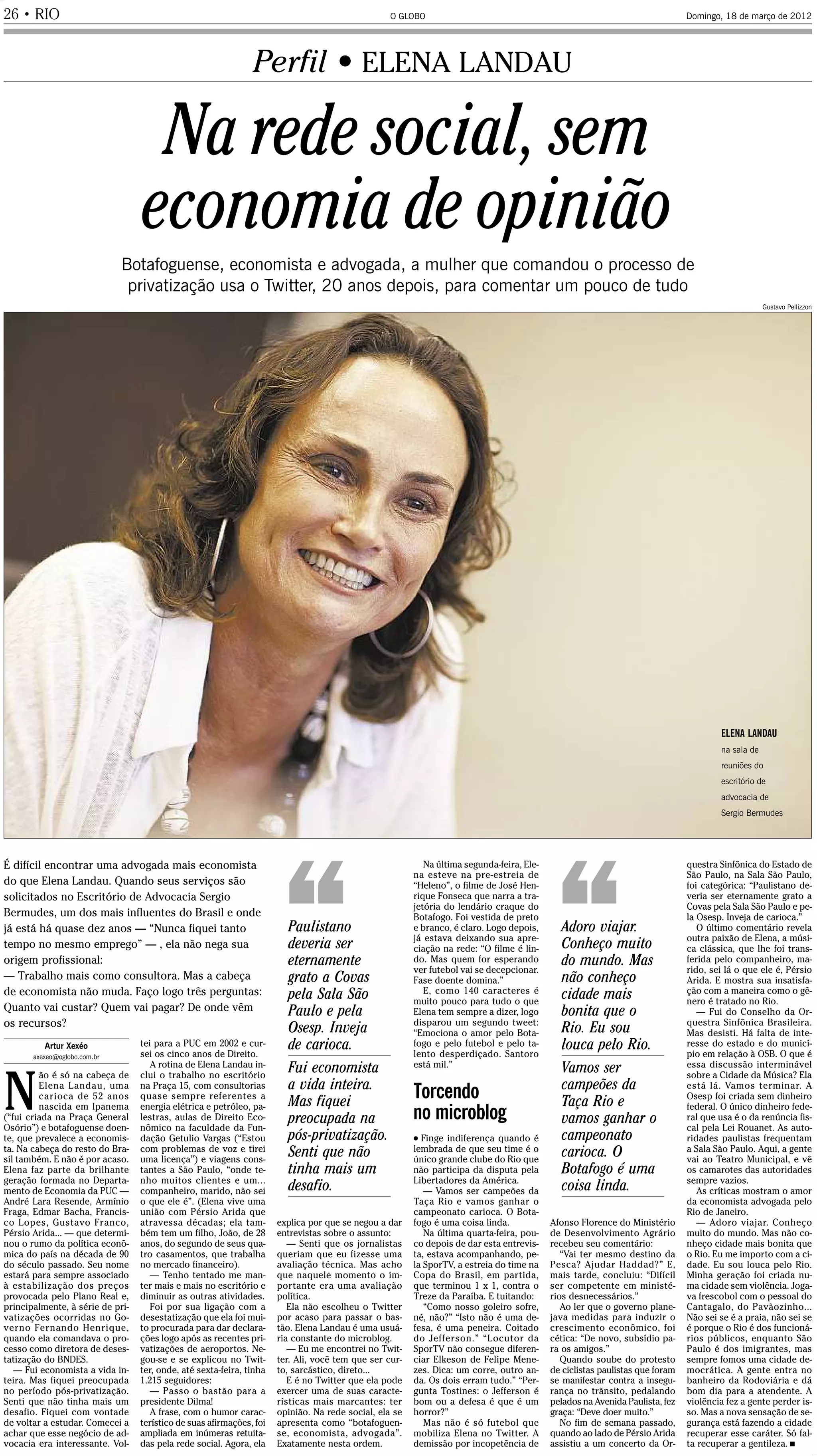 Perfil elena landau | PDF