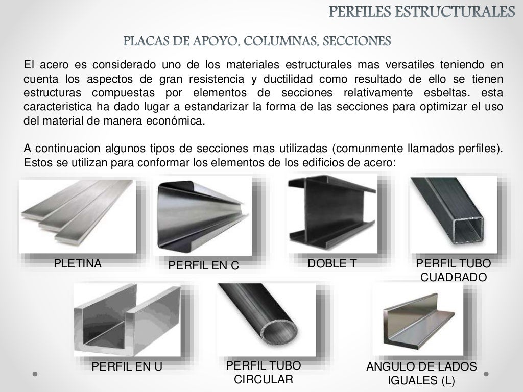PERFILES ESTRUCTURALES