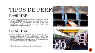 Perfiles estructurales | PPTX