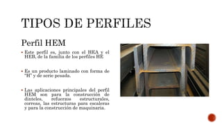 Perfiles estructurales | PPTX