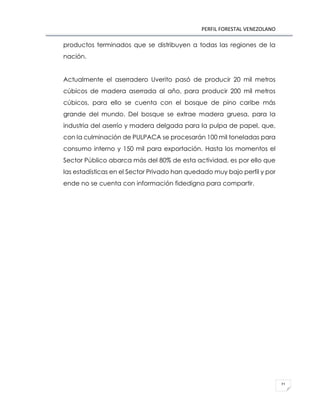 Perfil forestal de venezuela | PDF