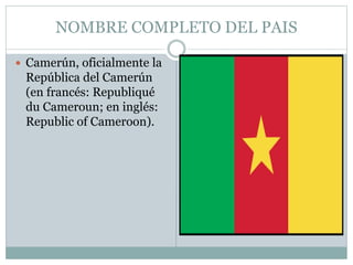 Perfil politico de Camerun | PPTX