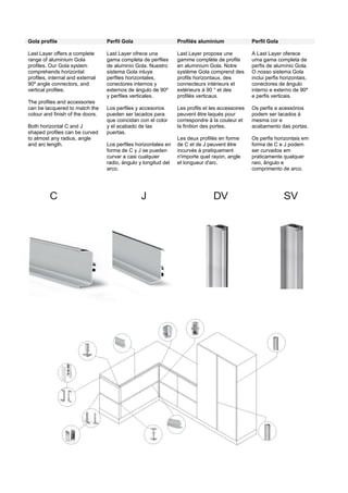 Perfil gola - espanol | PDF
