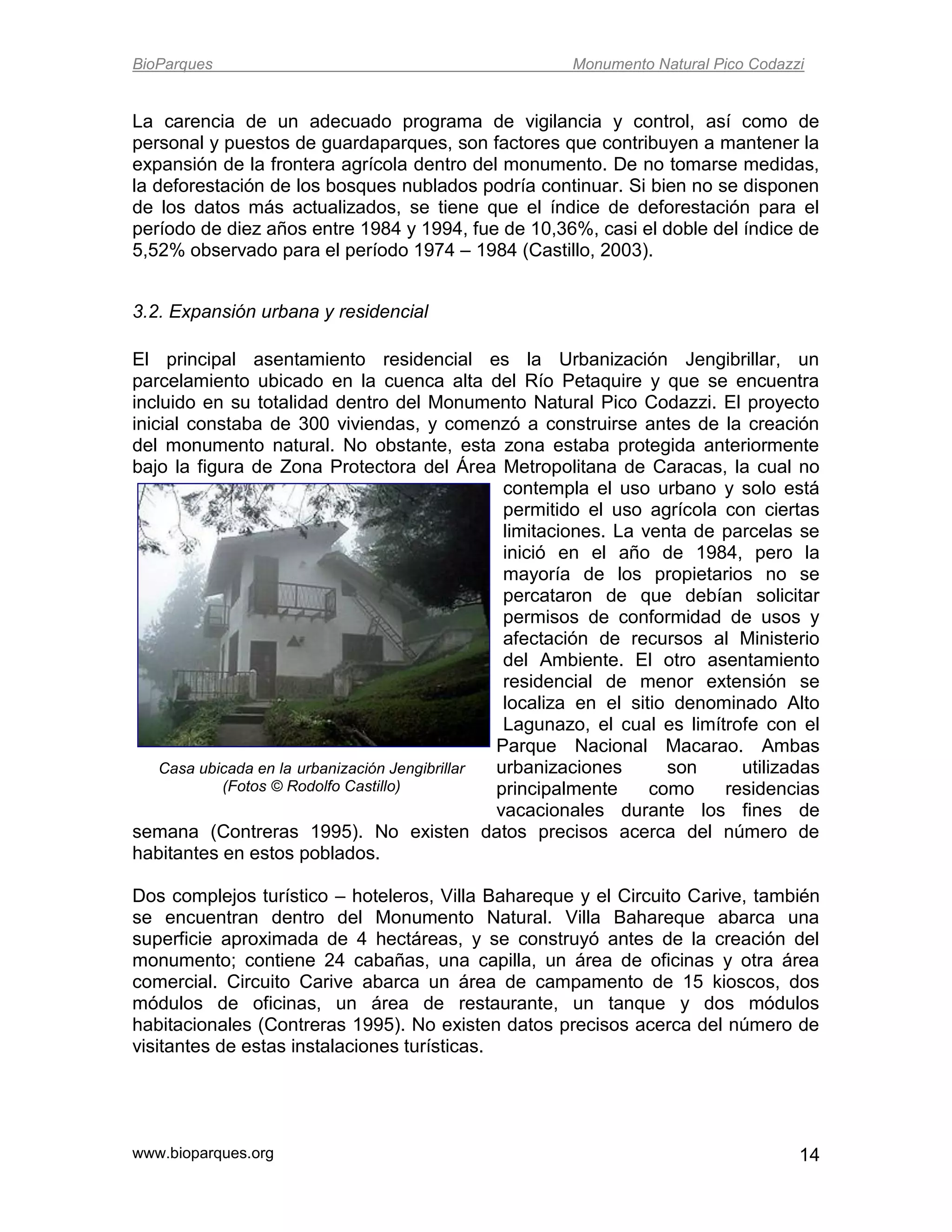 Monumento Natural Pico Codazzi (2003) | PDF
