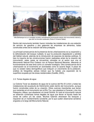 Monumento Natural Pico Codazzi (2003) | PDF