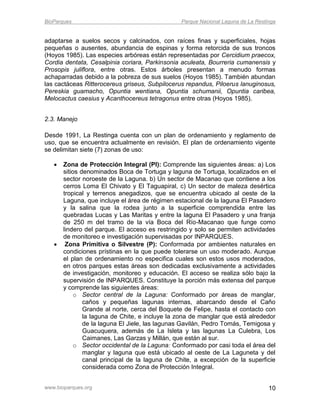 Parque Nacional Laguna de la Restinga (2003) | PDF