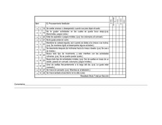 PERFIL SENSORIAL MODELO DUM. TALLER SENSORIAL | PDF