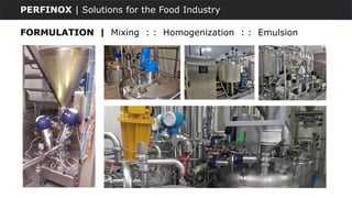 PERFINOX - Solutions for the Food Industry | PDF