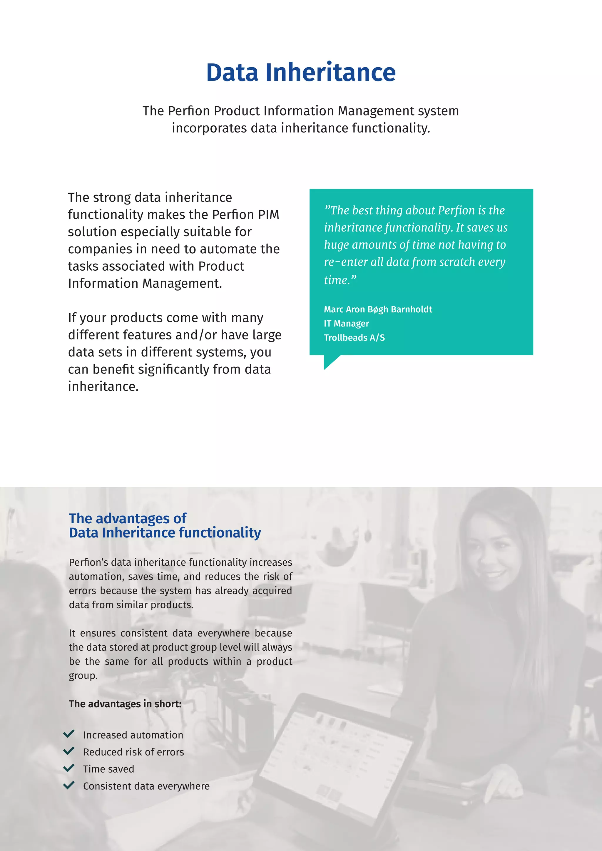 Data Inheritance with Perfion PIM | PDF