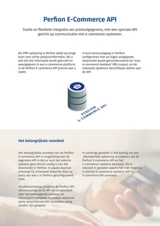 Perfion E-commerce API gericht op communicatie met E-commerce-systemen | PDF | Databases ...