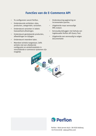 Perfion E-commerce API gericht op communicatie met E-commerce-systemen ...