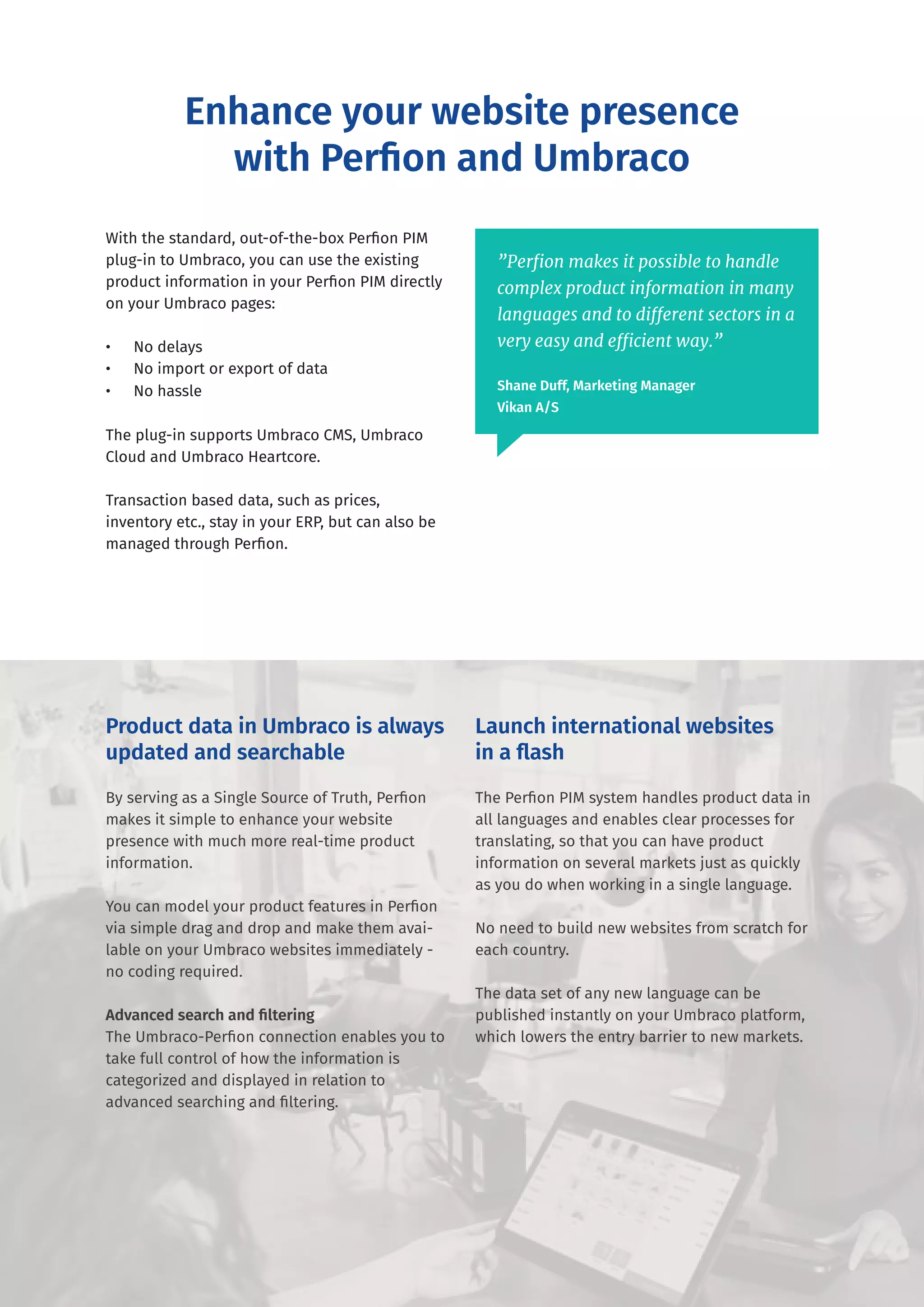 Perfion PIM and Umbraco | PDF | Web Development | Internet