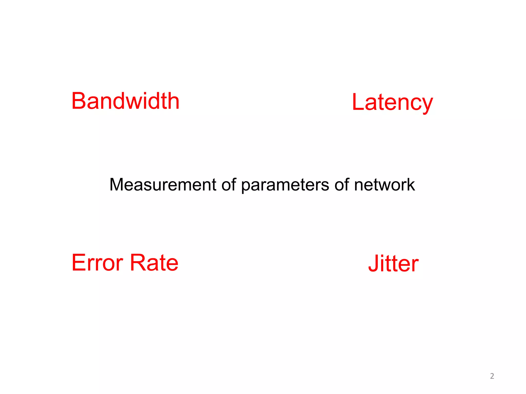network performance measurement using Iperf | PPTX