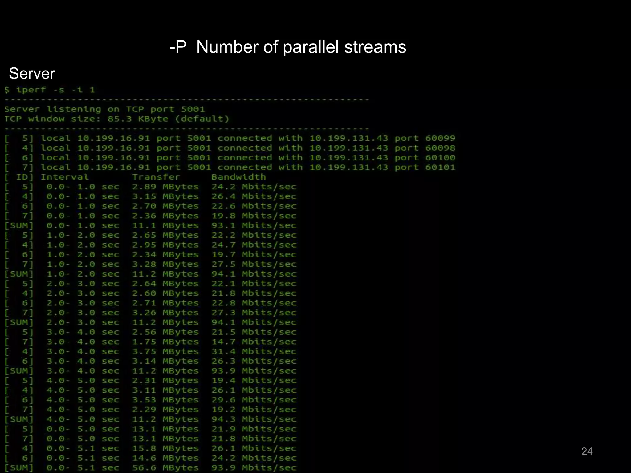 Network Performance Measurement Using Iperf Pptx Computer Networking Computing
