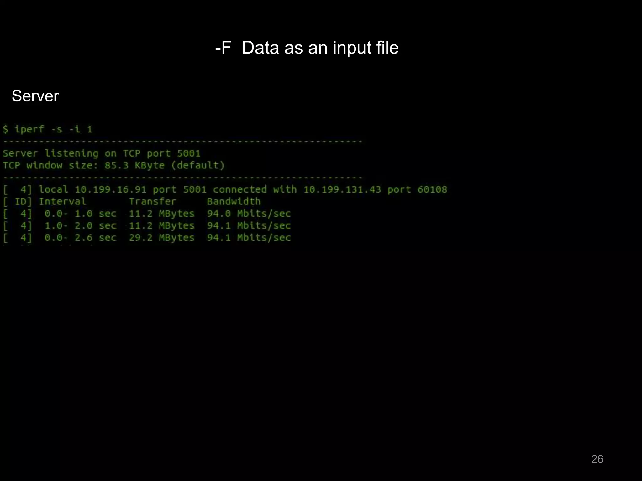 Network Performance Measurement Using Iperf Pptx Computer Networking Computing