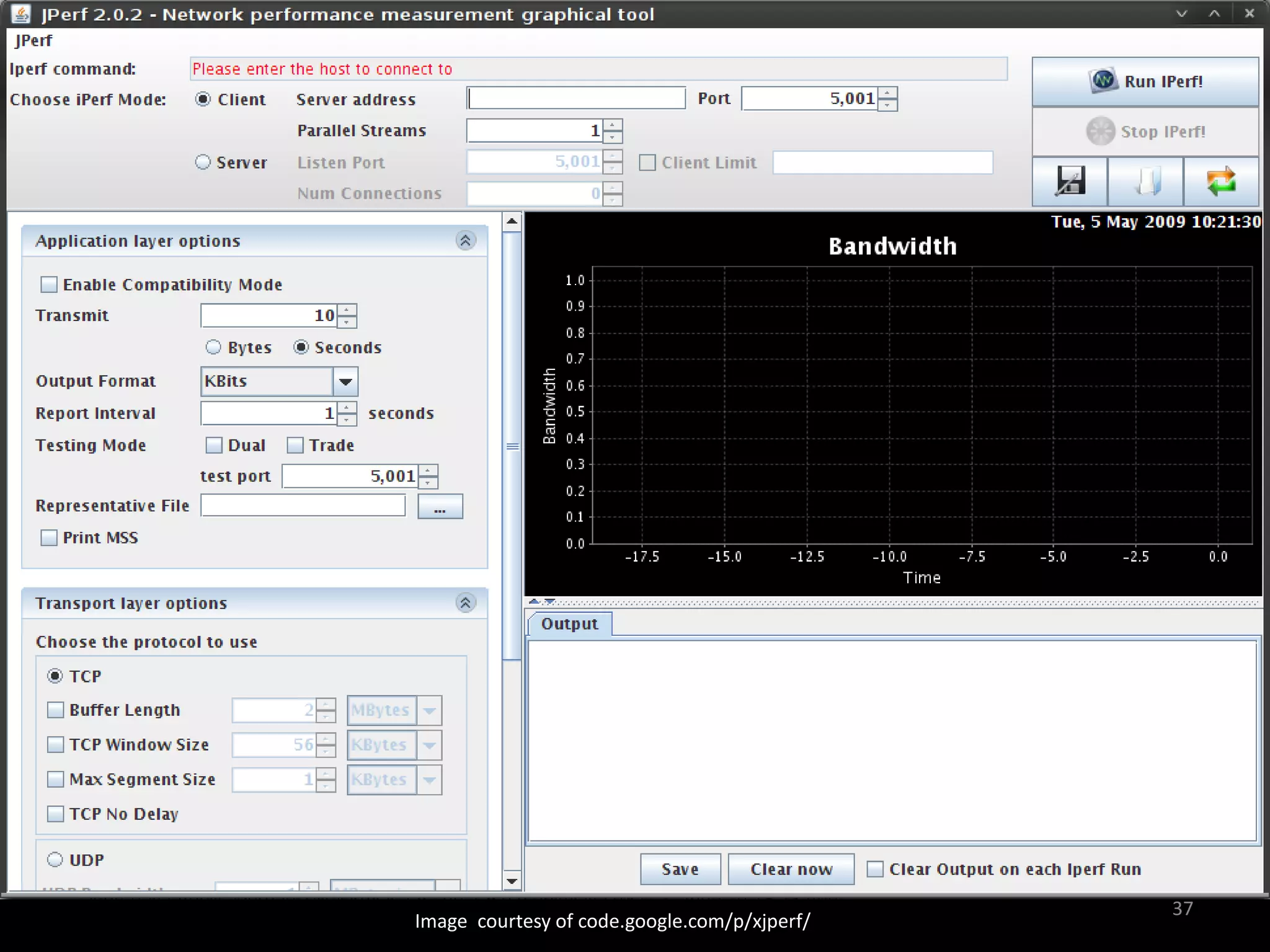 Network Performance Measurement Using Iperf Pptx Computer Networking Computing