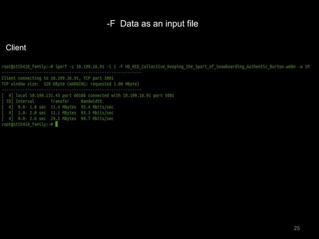 Network Performance Measurement Using Iperf Ppt