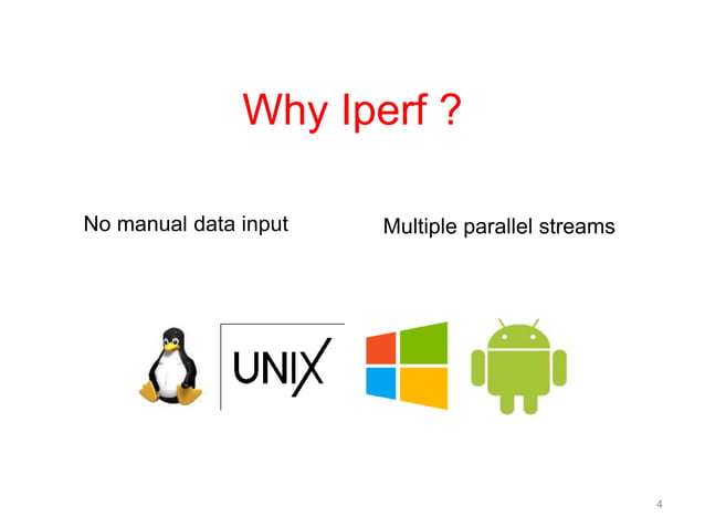 network performance measurement using Iperf | PPTX | Computer Networking | Computing