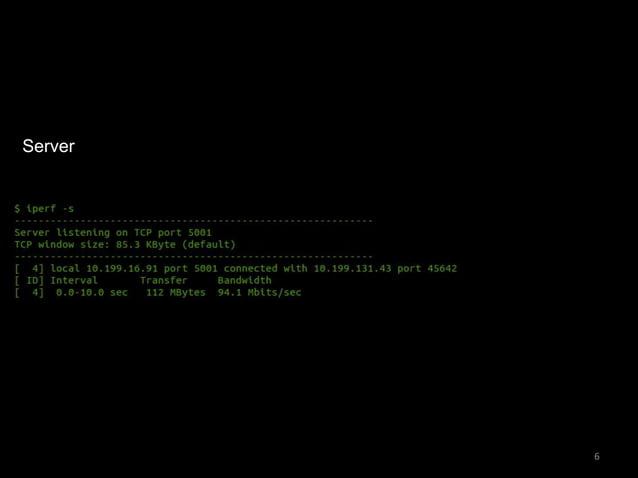 Network Performance Measurement Using Iperf Pptx Computer Networking Computing