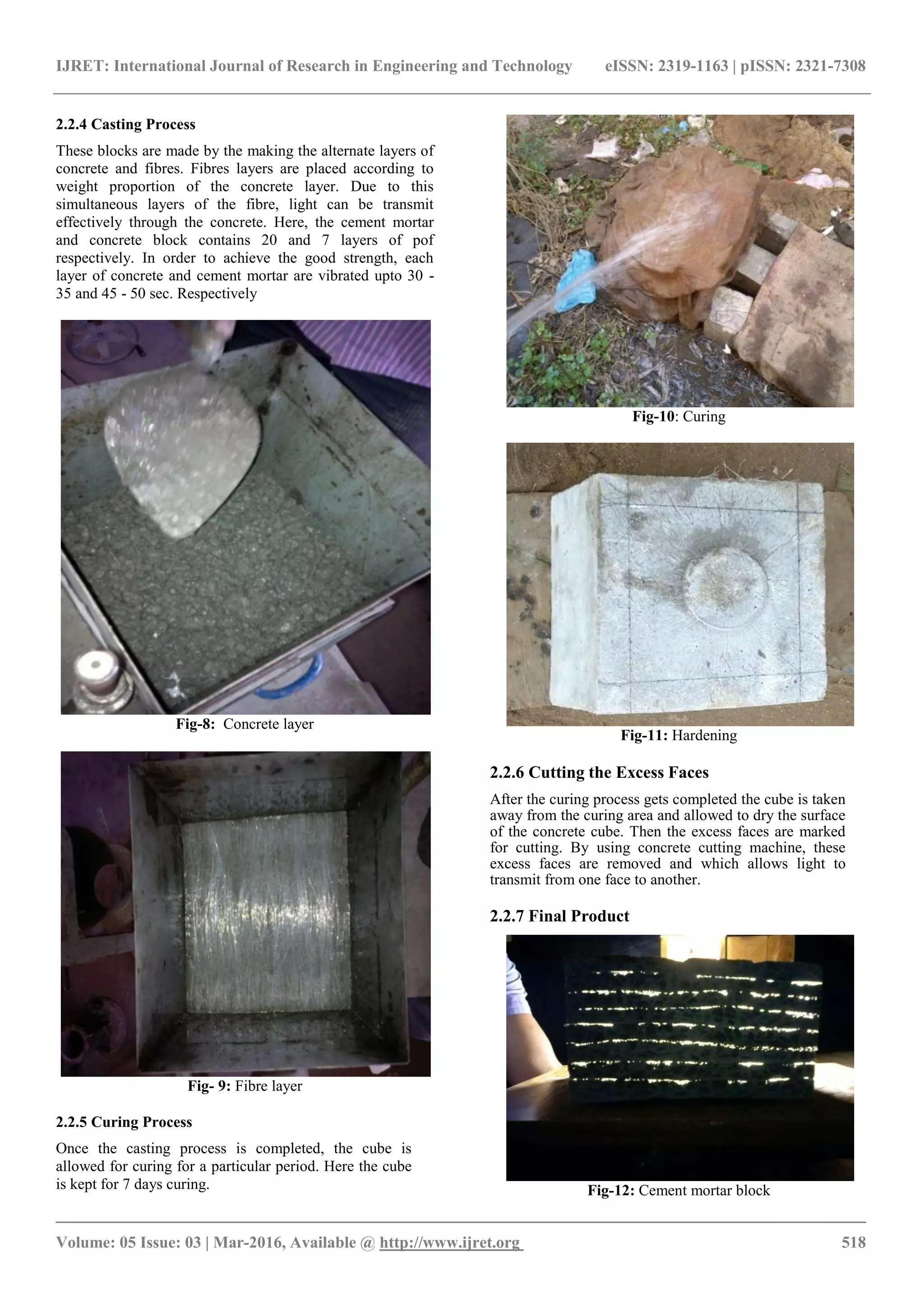 Perfomance evaluation on light transmitting concrete (translucent concrete) | PDF
