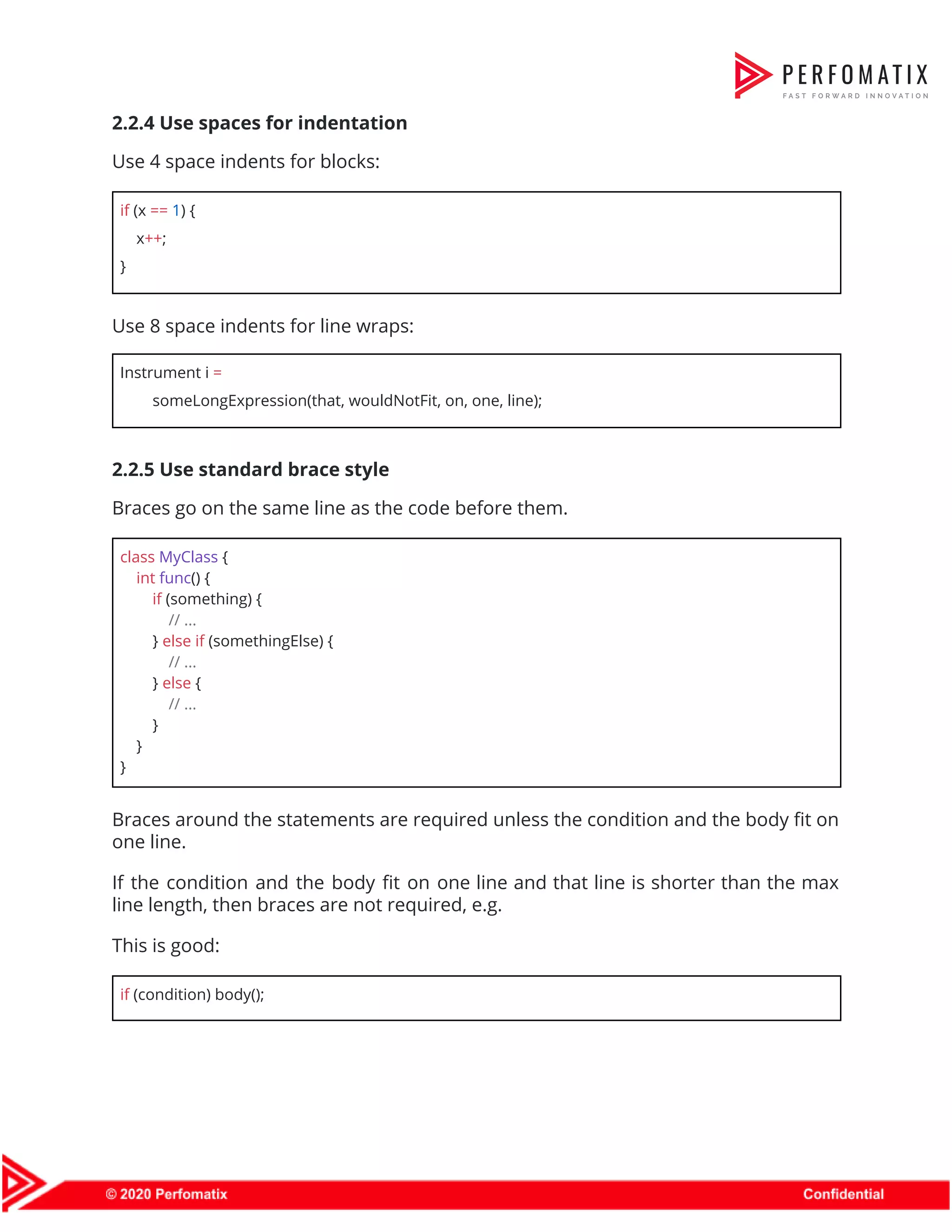 Perfomatix - Android Coding Standards | PDF