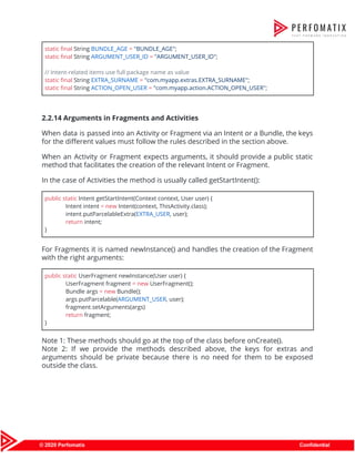 Perfomatix - Android Coding Standards | PDF